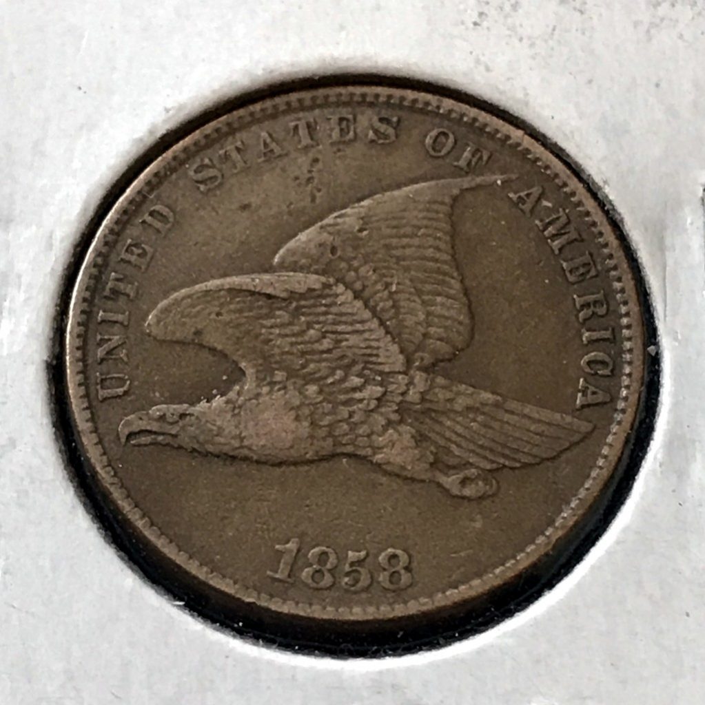 1858 Flying Eagle Cent SL – XF – Collectible Investors